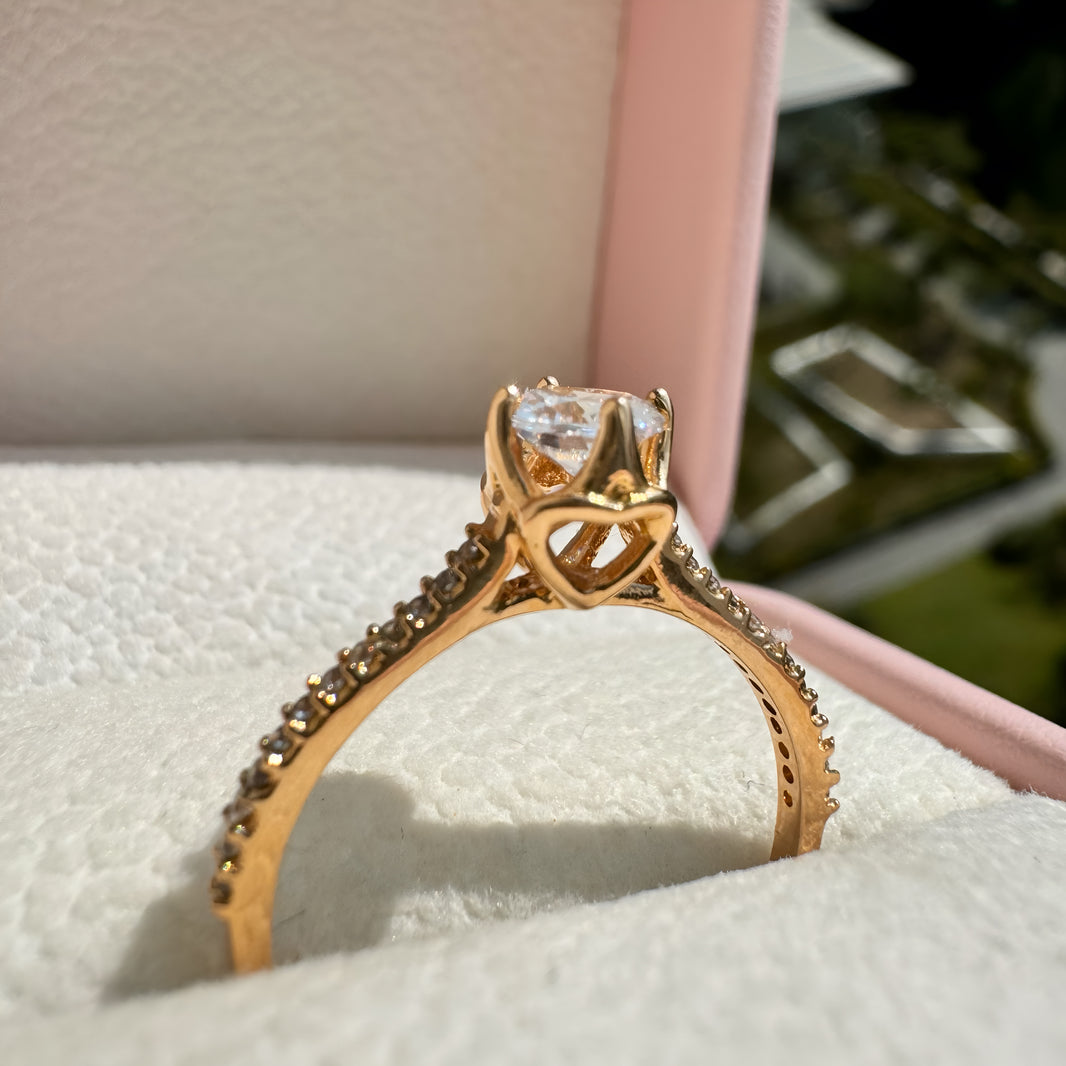 Anillo Solitario – Anhelo Joyería